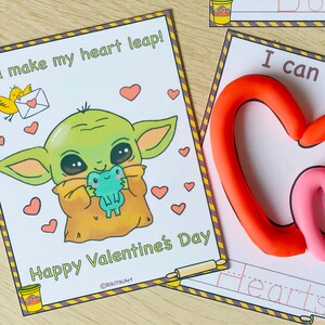 Valentines Day Play Dough Mats Printable Play Doh Activity Fine Motor ...
