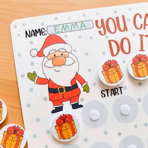 Christmas Behavior Chart for Kids Reward Chart Printable Toddler Chore ...