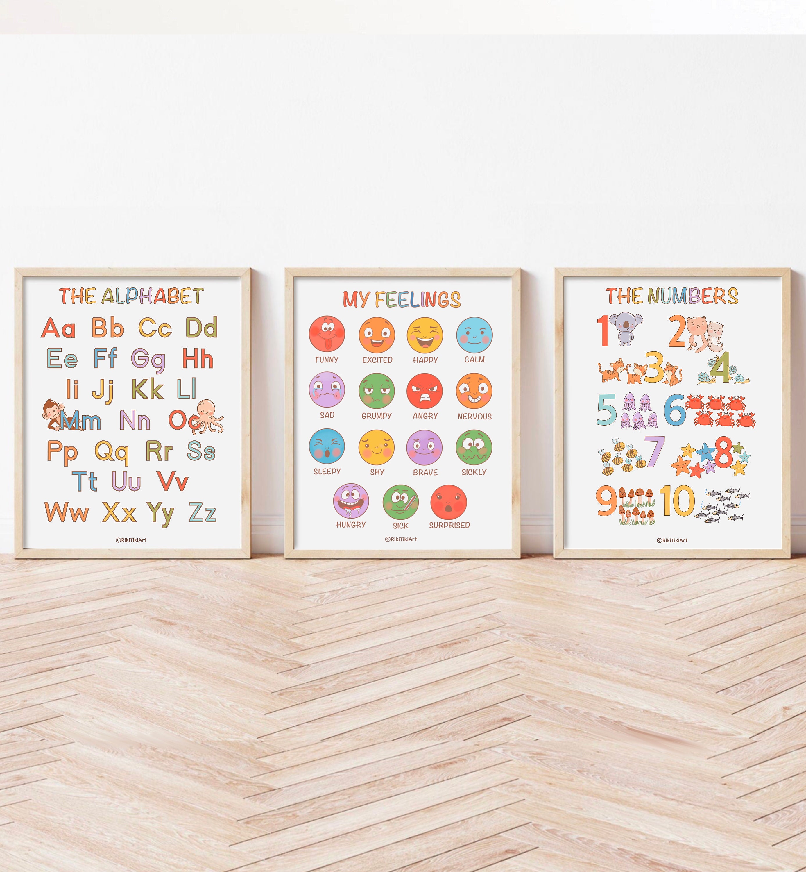 Emotions Educational Posters for Toddlers Feelings Chart | Etsy Canada