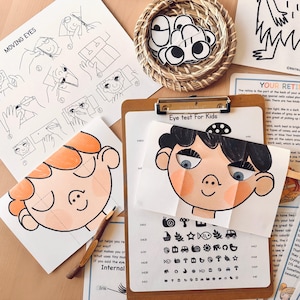 Human Eye Anatomy Bundle for Kids Human Body Parts, Human Anatomy ...