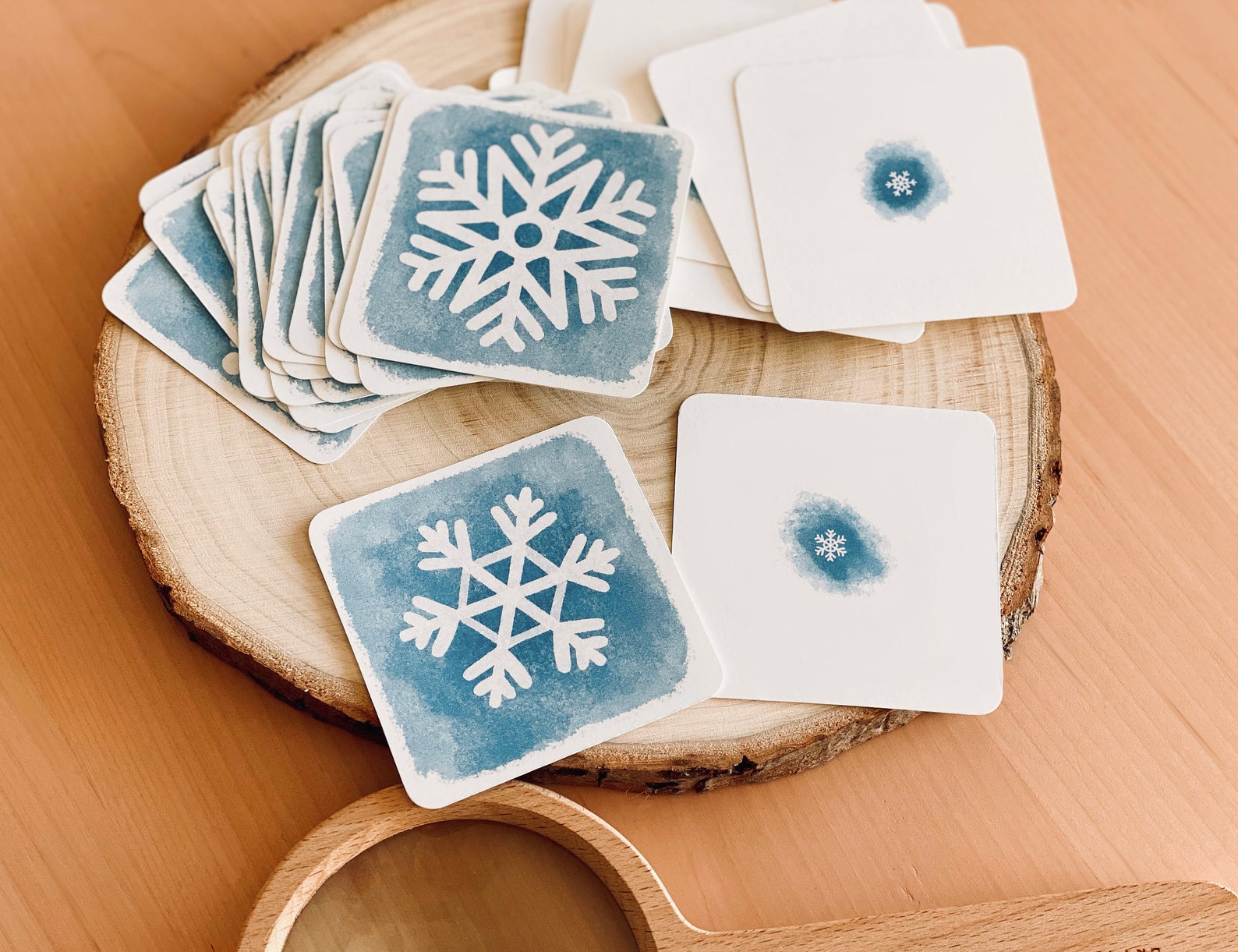 Snowflakes Study Activity Christmas Activities for Kids Montessori ...