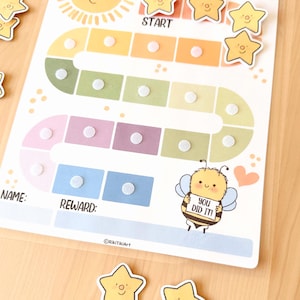 Printable Reward Chart for Kids Toddler Goal Chart Printable Kids ...