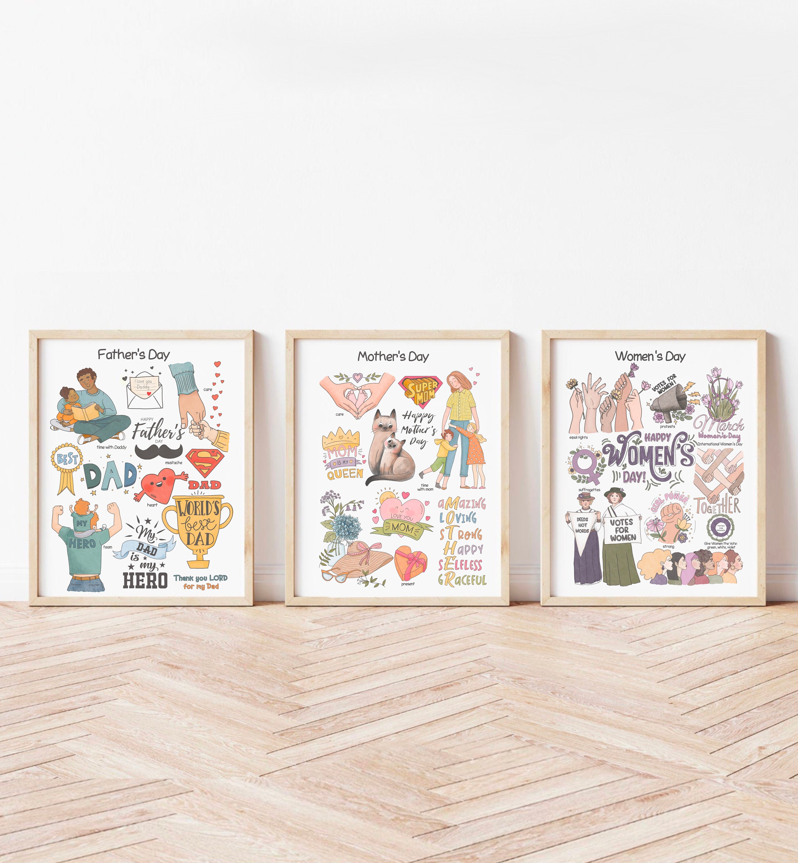 20 Holidays and Seasons Posters Bundle Homeschool Educational Classroom ...