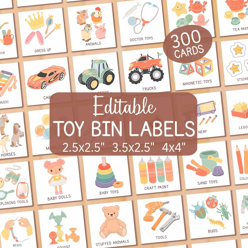 Colorful Toy Storage Bins - Etsy