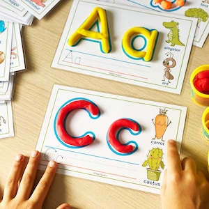 Preschool Printables Alphabet Play Doh Mats Printable Toddler ...