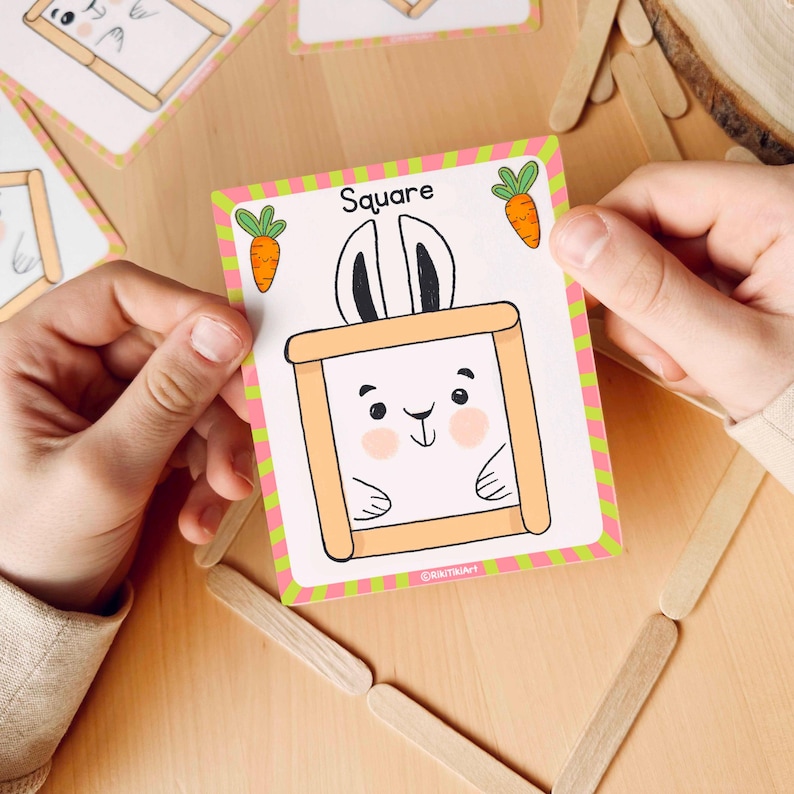 Popsicle Sticks Activity Cards Printable Spring Activity for Toddlers ...