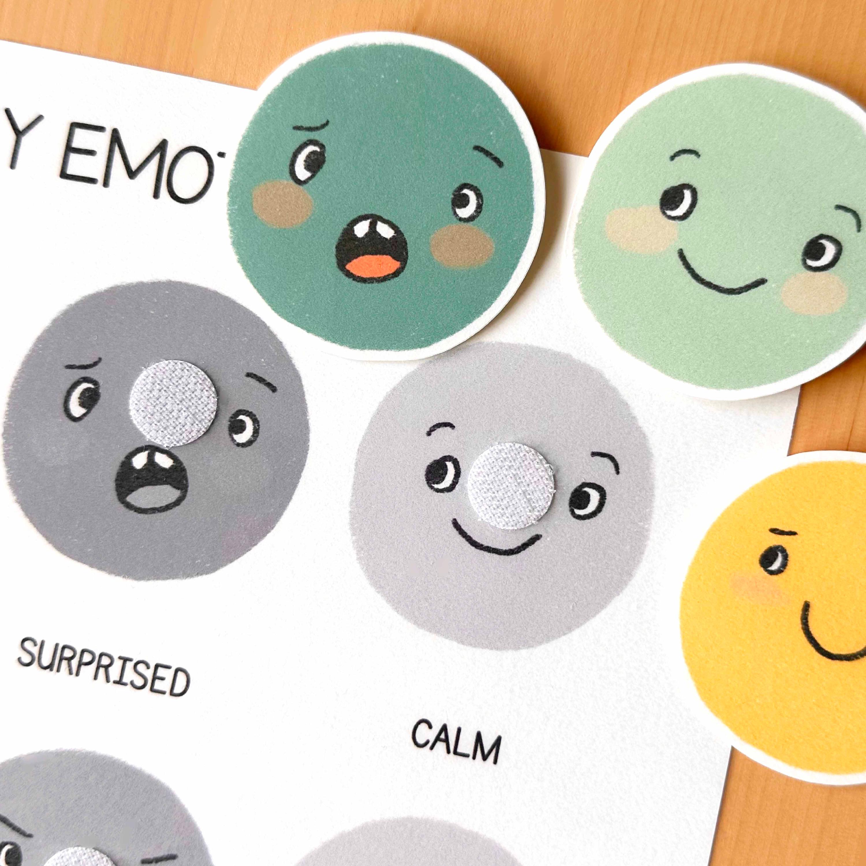Emotions Activity for Kids, Emotion Matching Game Kindergarten Pre-k ...