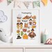 Thanksgiving Poster Playroom Printable Wall Art Fall Nursery ...