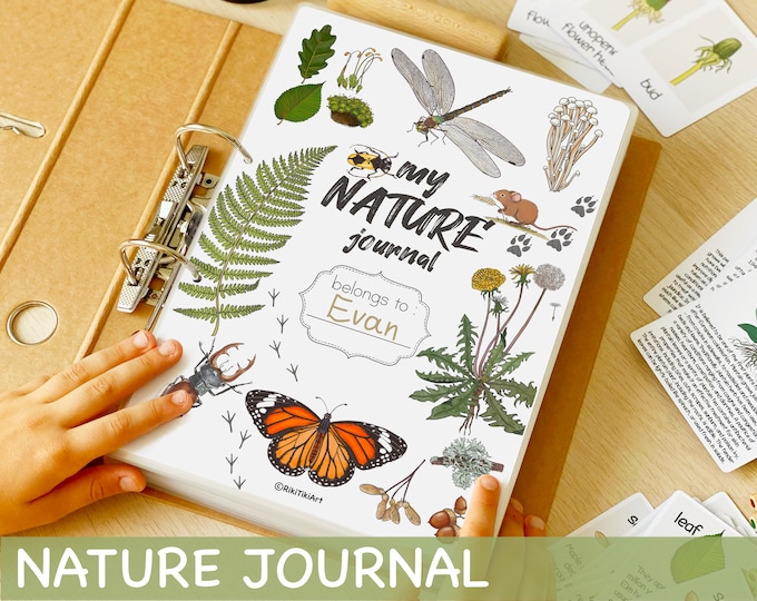 Printable Nature Journal for Kids and Adults Daily Nature Journal - Etsy