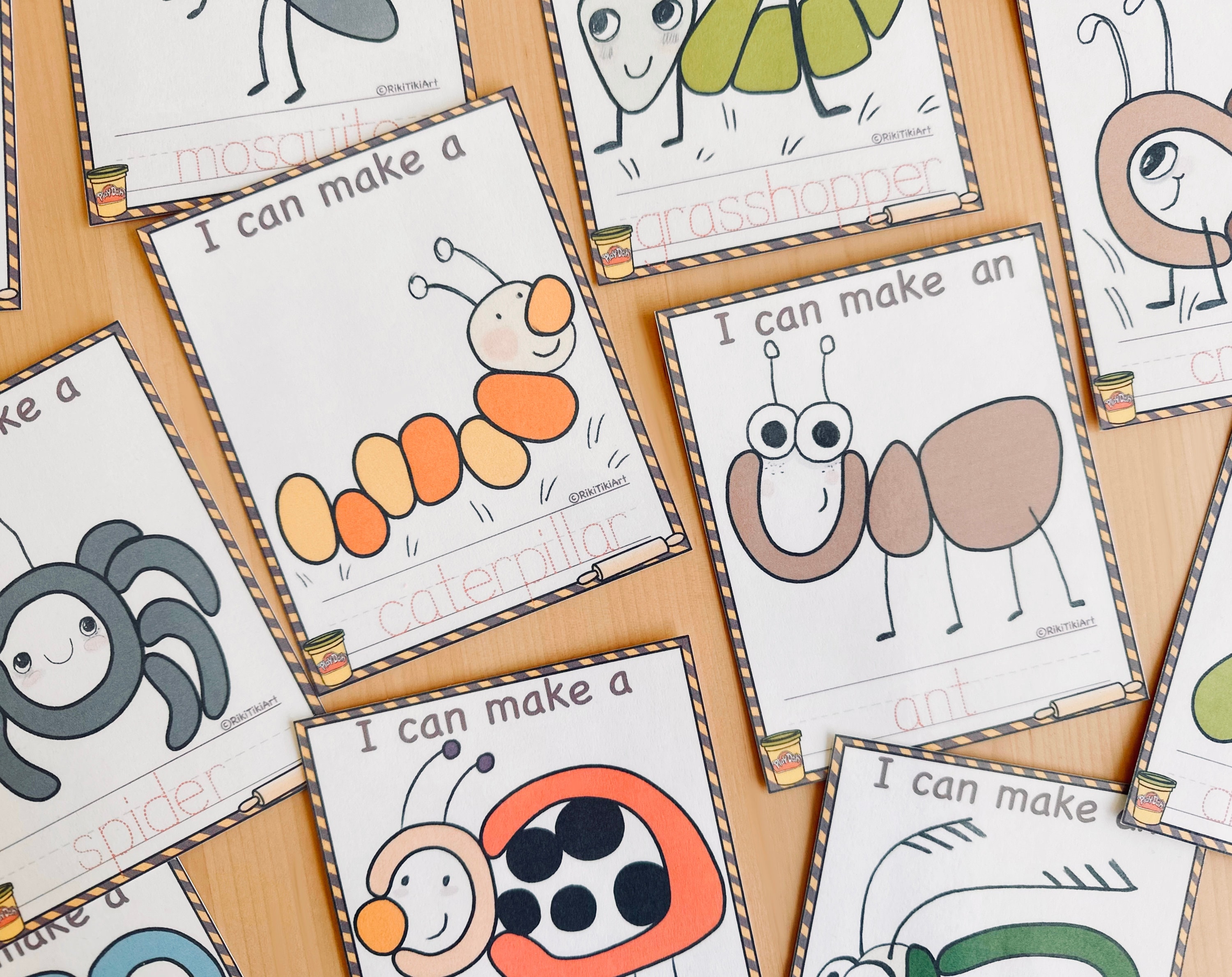 Insect Playdough Mats Free at Fanny Payton blog