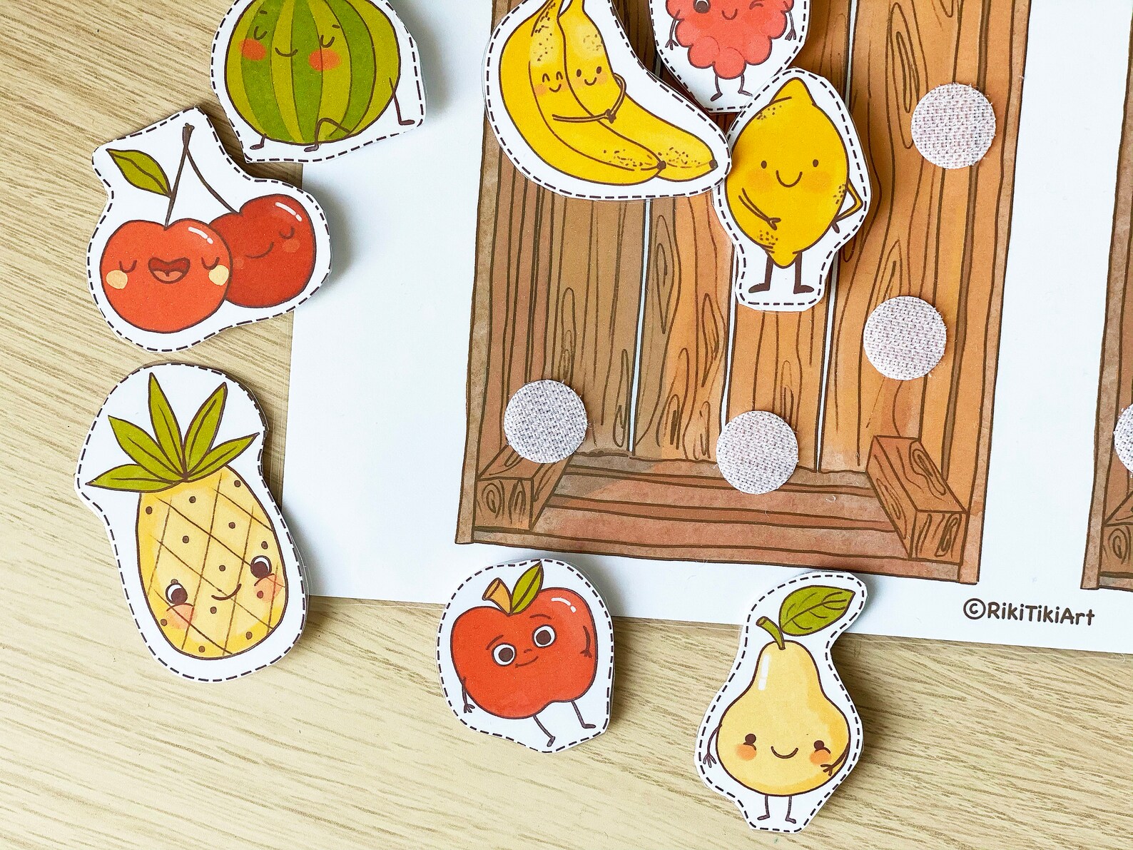 Fruits and Vegetables Sorting Activity Educational Preschool - Etsy Canada