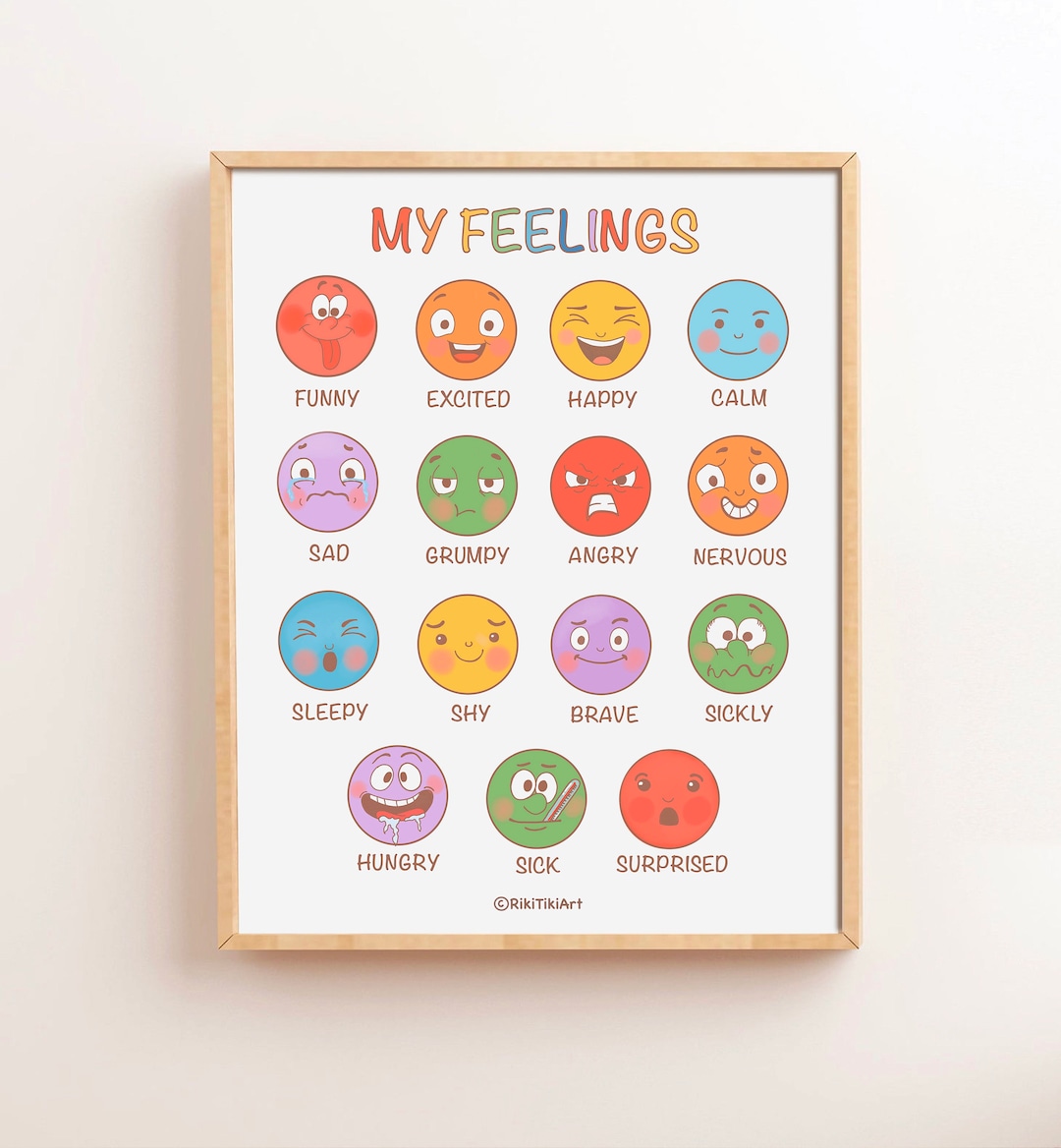 Emotions Educational Posters for Toddlers Feelings Chart Classroom ...