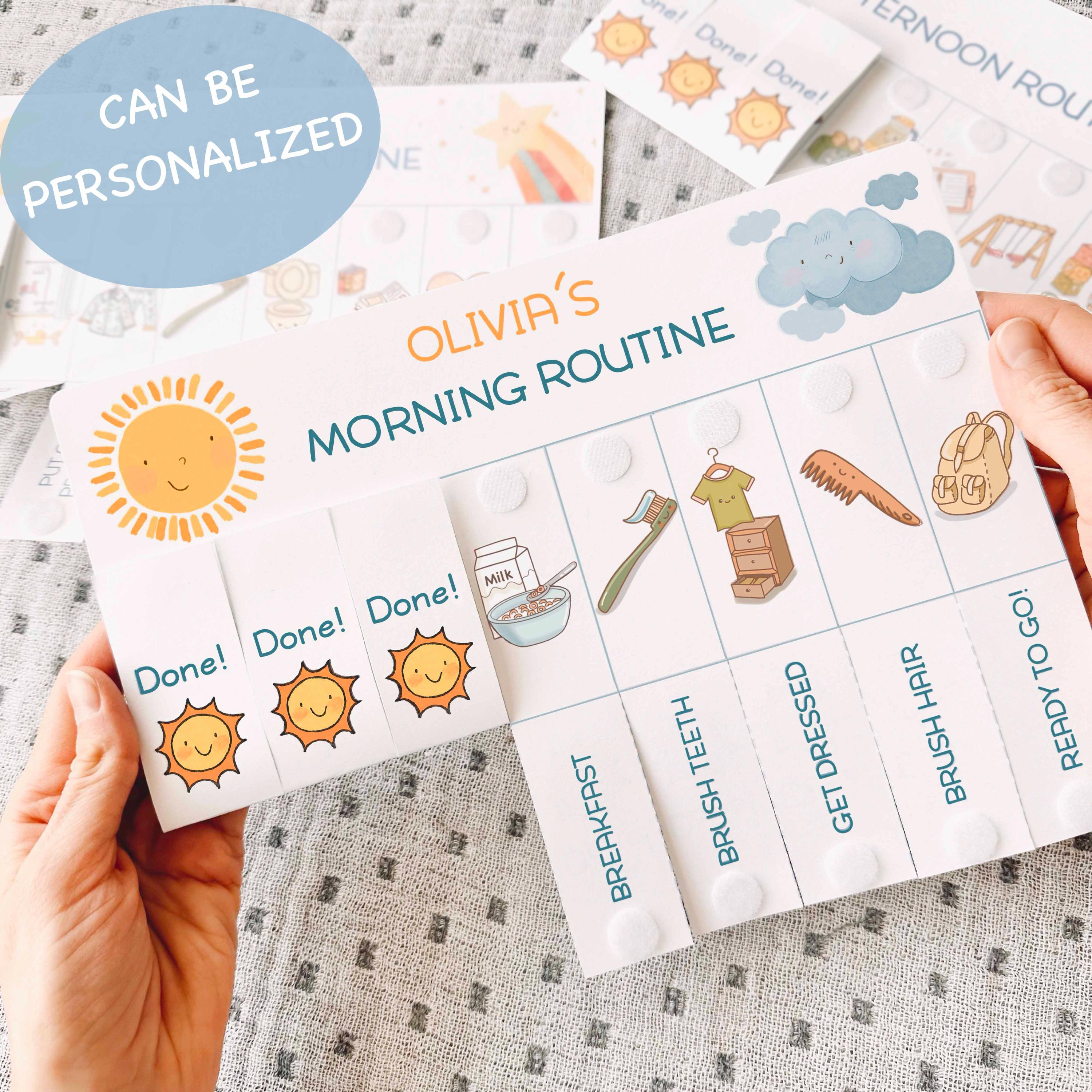 Kids' Routine Flip Chart, Visual Daily Schedule (digital Download) - Etsy