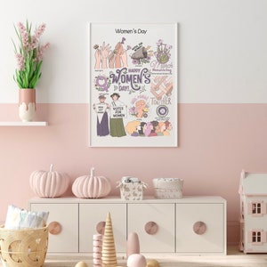 Women's Day Poster Classroom Decor Educational Wall Art Inspirational ...