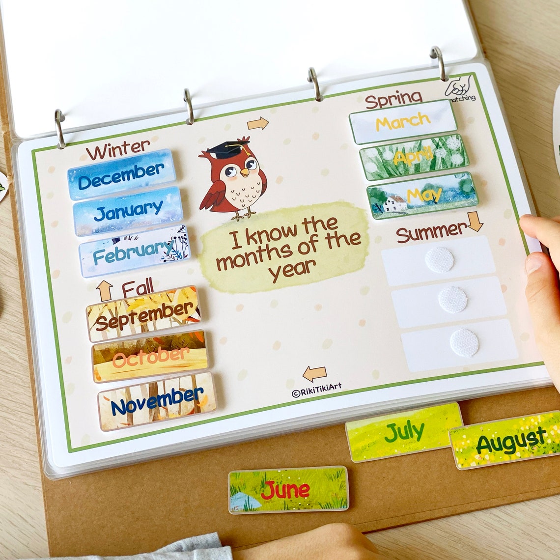 Summer Busy Book Printable Toddler Activities Preschool Learning Binder ...