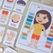 Body Parts Busy Bundle, Printable Montessori Materials - Educational ...