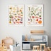 Set of Two Prints, Fruits and Vegetables Downloadable Prints ...