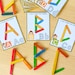 ABC Popsicle Sticks Alphabet Activity Game for Toddlers Montessori ...
