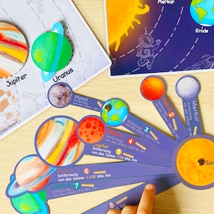 German Solar System Model Printable Astronomy Activities for Kids ...