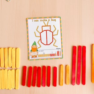 Spring Popsicle Sticks Activity Montessori Printable Activities for ...