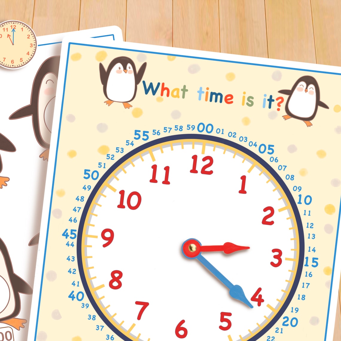 Printable Clock for Kids Printable Educational Activities - Etsy