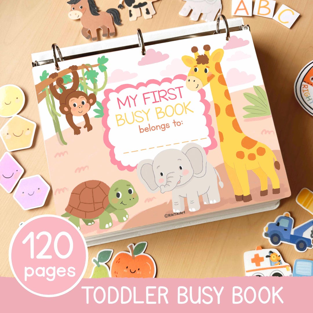 Toddler Learning Binder - Busy Book Printable Preschool Activities ...