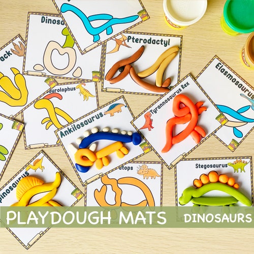 Farm Animals Play Doh Mats Visual Cards Printable Play Dough - Etsy