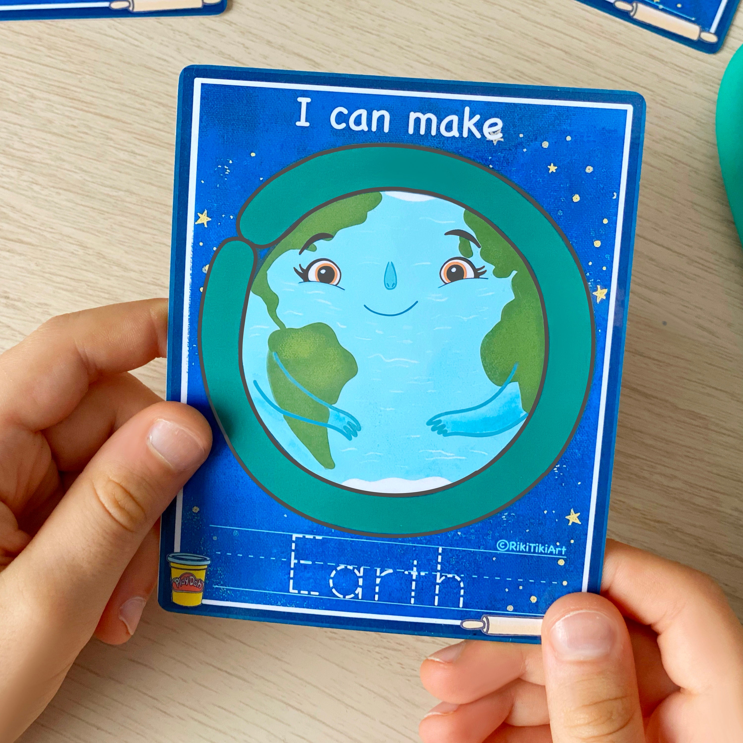 Solar System Play Dough Mats Astronomy Play Doh Activity Mats ...