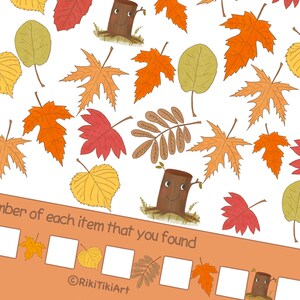 Fall I Spy Game for Toddler I Spy Printable Activities Fall Autumn ...