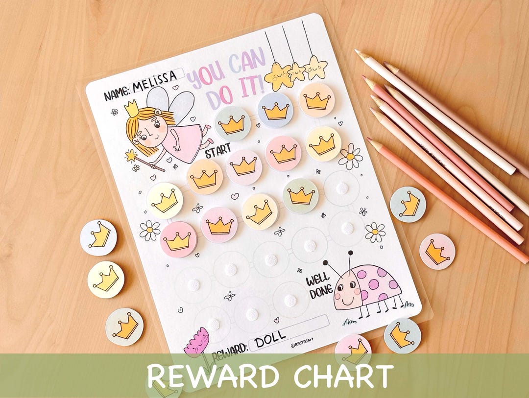 Fairy Reward Chart Printable Kids Activities Behavior Chart Fairy to Do ...