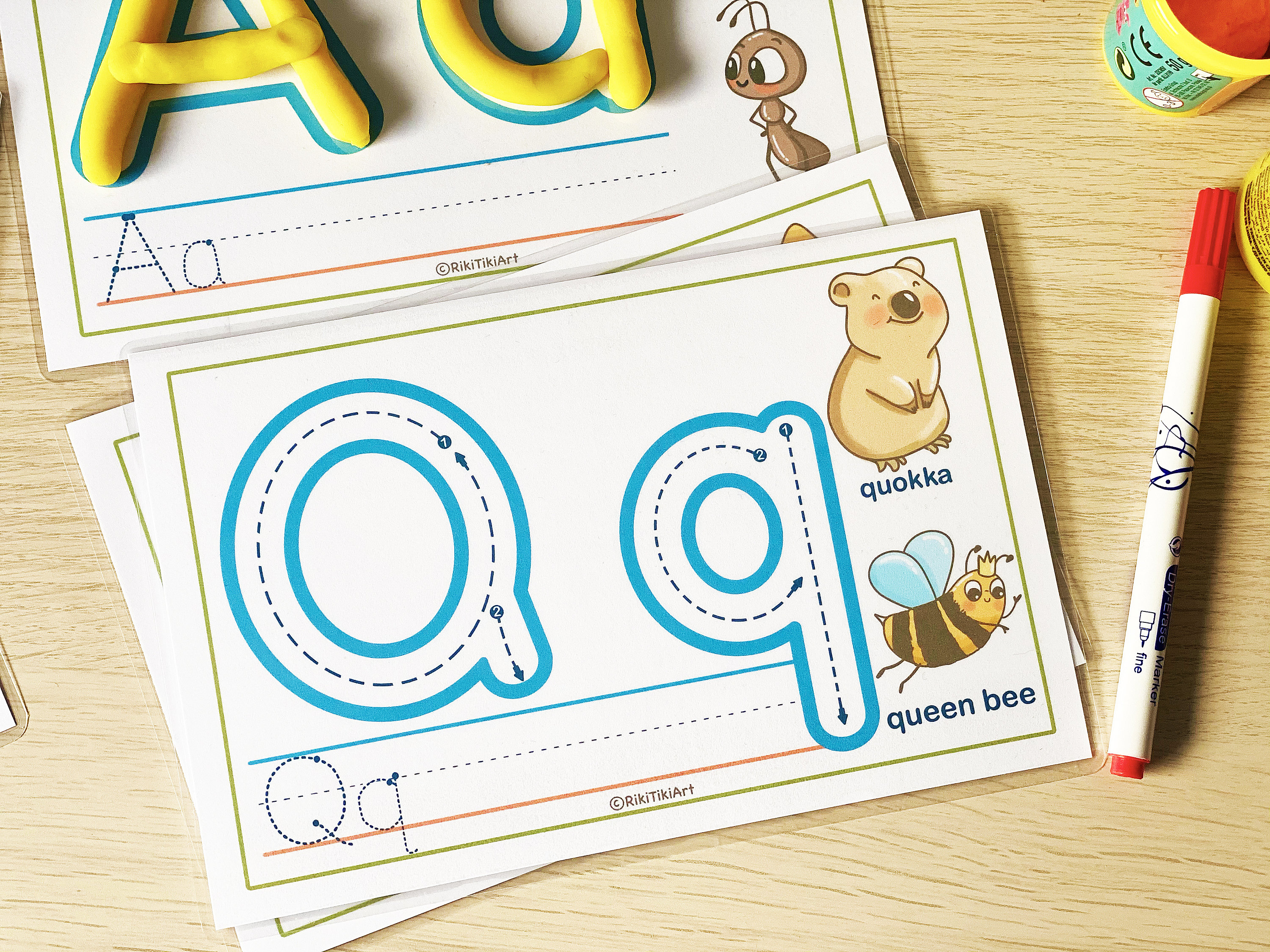 Preschool Printables Alphabet Play Doh Mats Printable Toddler ...