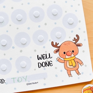 Christmas Behavior Chart for Kids Reward Chart Printable Toddler Chore ...