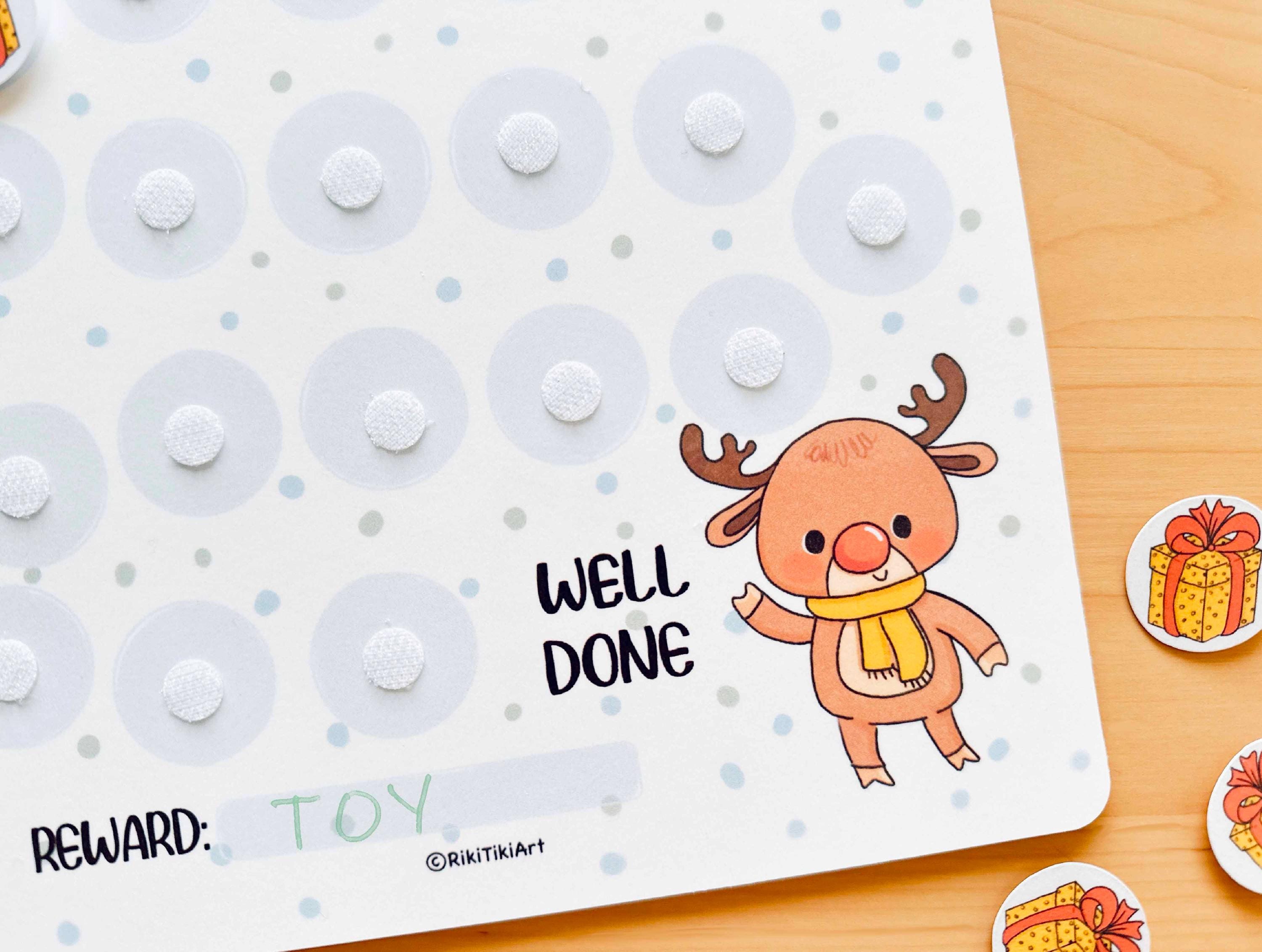 Christmas Behavior Chart for Kids Reward Chart Printable Toddler Chore ...