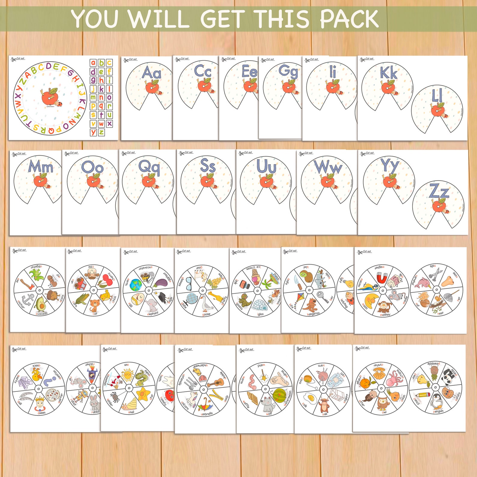 Alphabet Activities Preschool Game for Toddlers Printable Alphabet ...