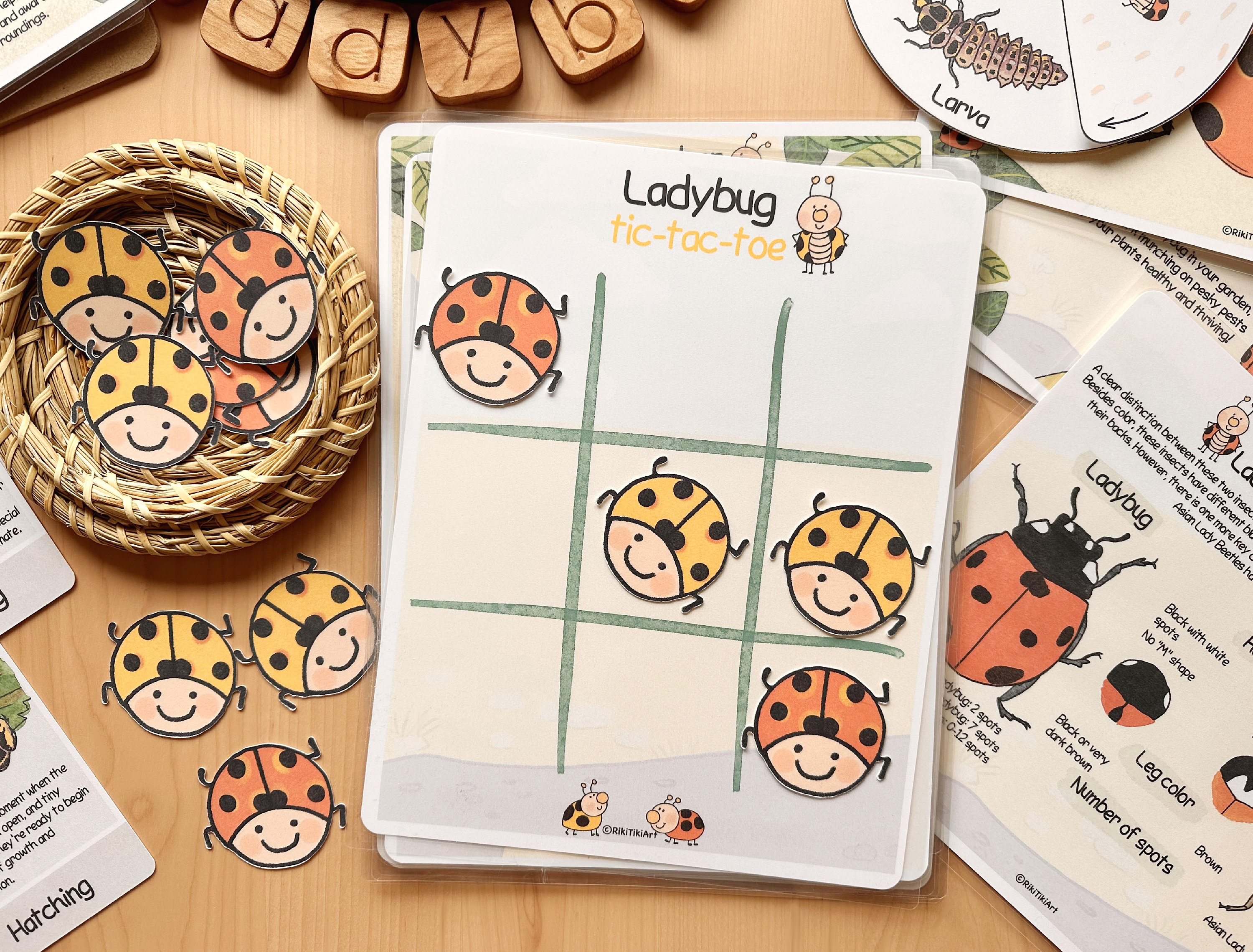 Ladybug Unit Study Homeschool Spring Printables Charlotte Mason ...