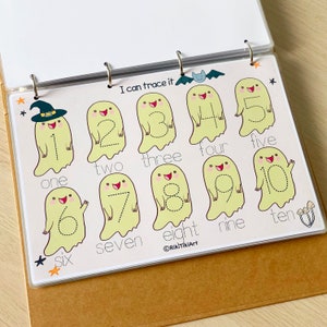 Halloween Busy Book Printable Toddler Learning Book Halloween ...