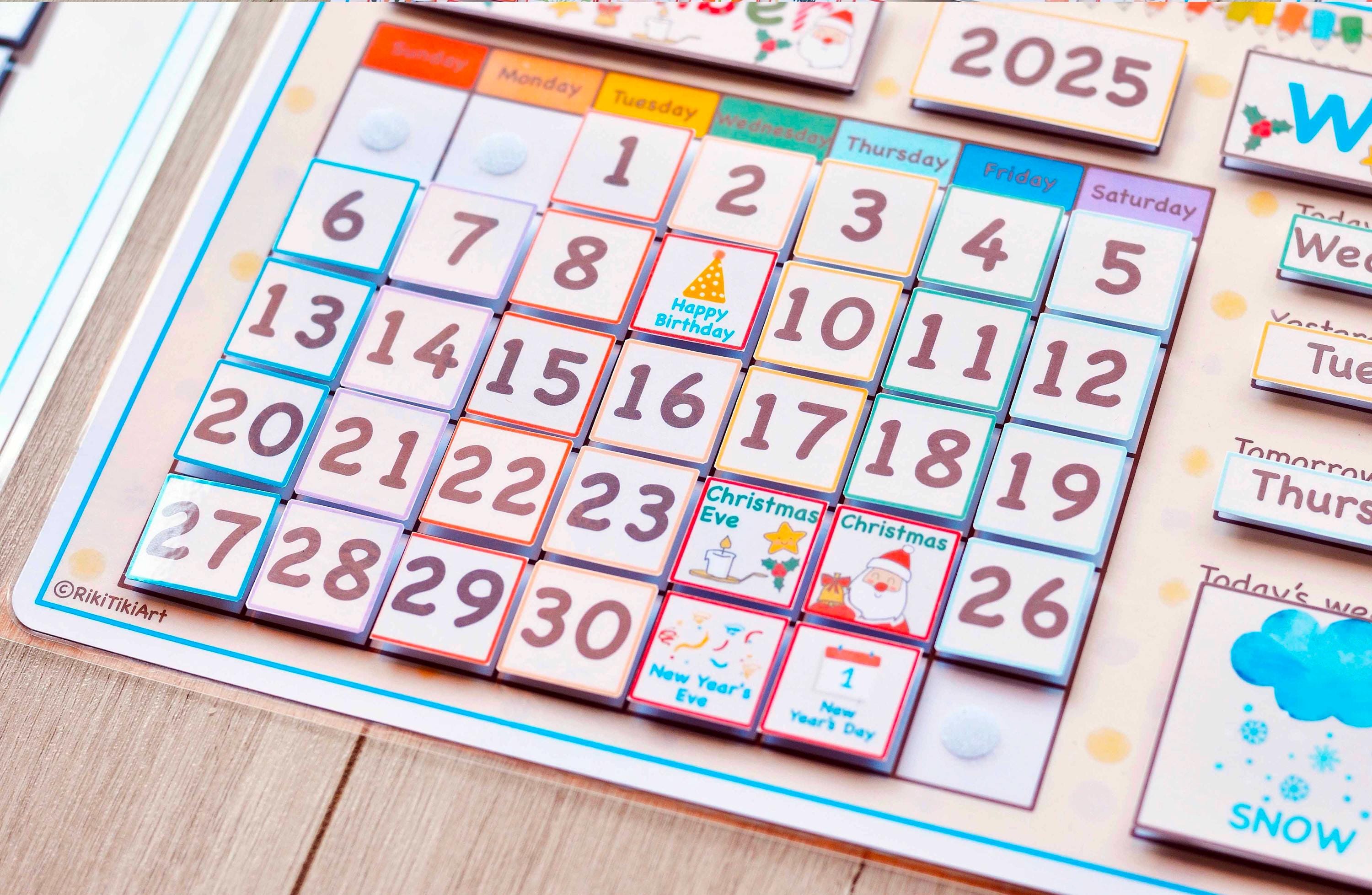 Morning Board Kids Perpetual Calendar Printable Classroom Calendar ...