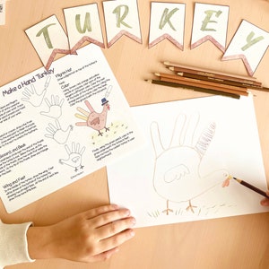 Turkey Unit Study Fall Homeschool Learning Materials Charlotte Mason ...