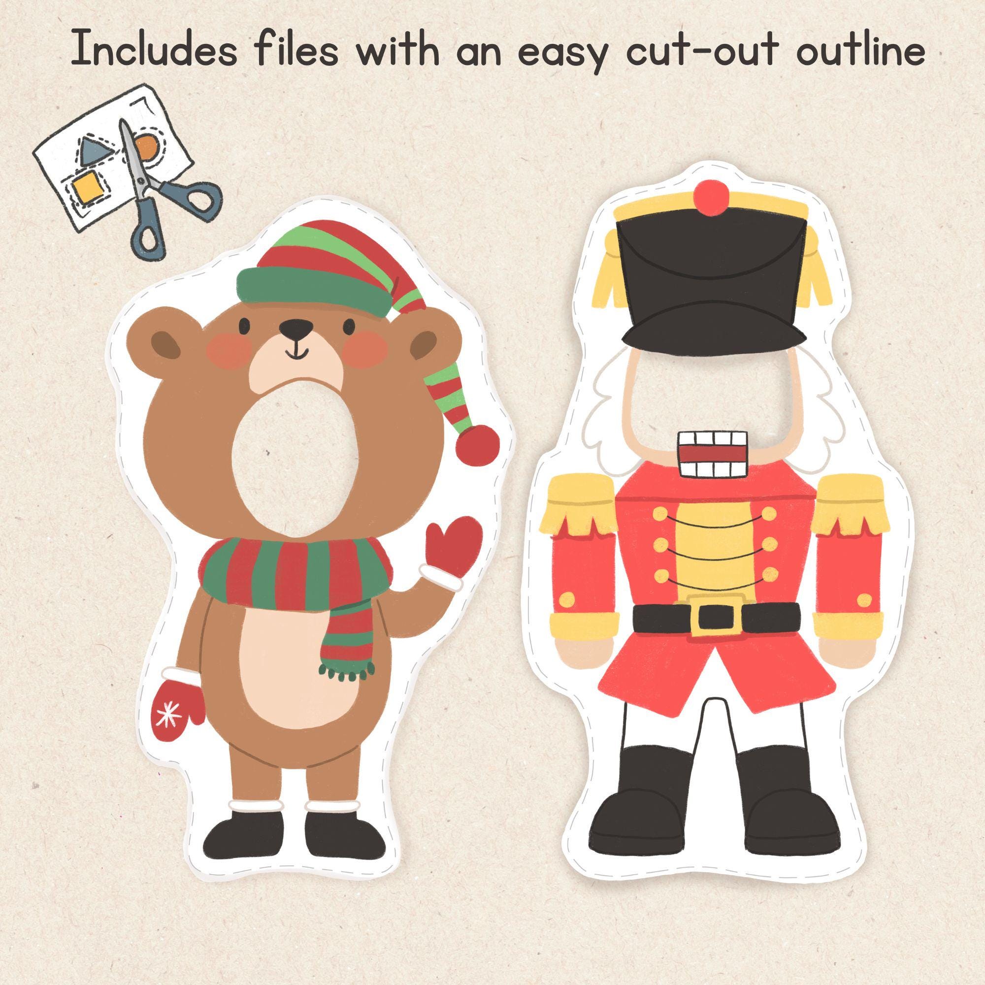 Christmas Photo Template Bundle | Add Your Own Photo | Personalized ...