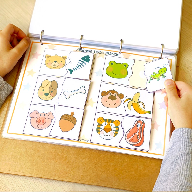 Preschool Learning Binder Toddler Busy Book Printable Quiet - Etsy