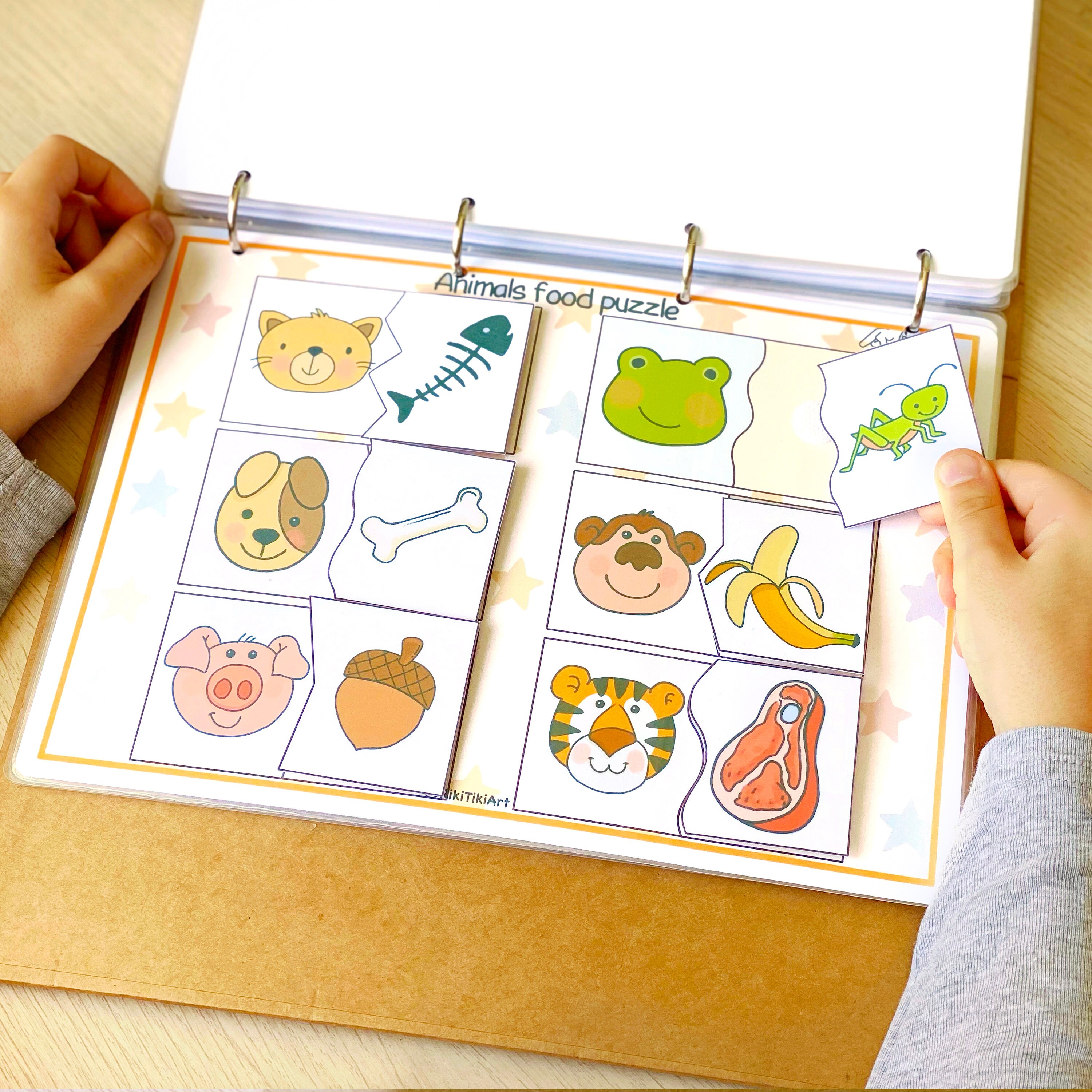 Preschool Learning Binder Toddler Busy Book Printable Quiet Book for ...