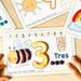 Spanish Numbers Play Dough Mats Fine Motor Skills Counting Preschool ...