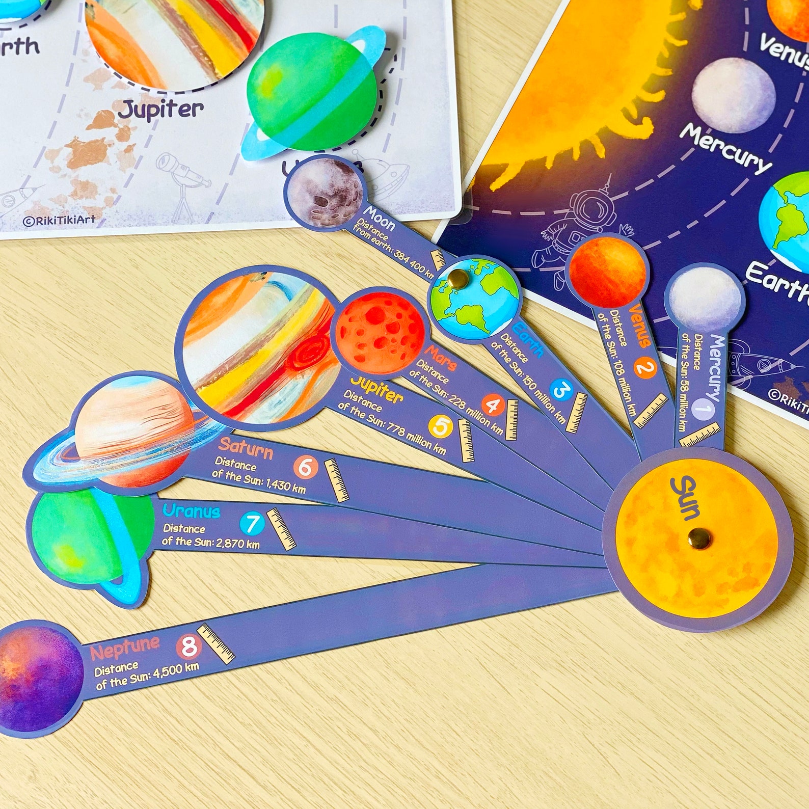 Solar System Model Printable Activity Space Learning Homeschool ...