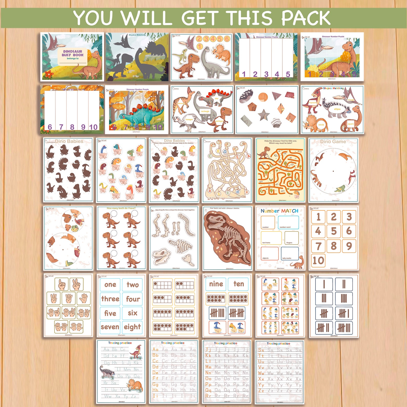 Personalized Busy Book, Preschool Curriculum, Toddler Montessori ...