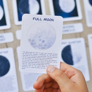 Moon Phases Full Pack, Homeschool Montessori Materials, Astronomy ...