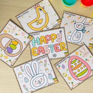 Easter Play Dough Mats Toddler Activities Visual Play Doh Cards ...