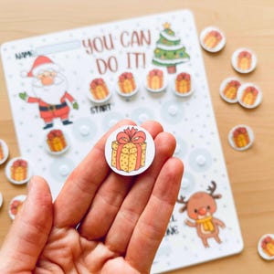 Christmas Behavior Chart for Kids Reward Chart Printable Toddler Chore ...