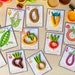 Vegetables Play Dough Mats Printable Play Doh Mats Fine Motor Skills ...