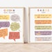 8 Calm Down Corner Posters Rainbow Classroom Psychology Prints Growth ...
