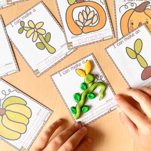 Pumpkin Play Dough Mats: Fall Fine Motor Activity (digital Download) - Etsy